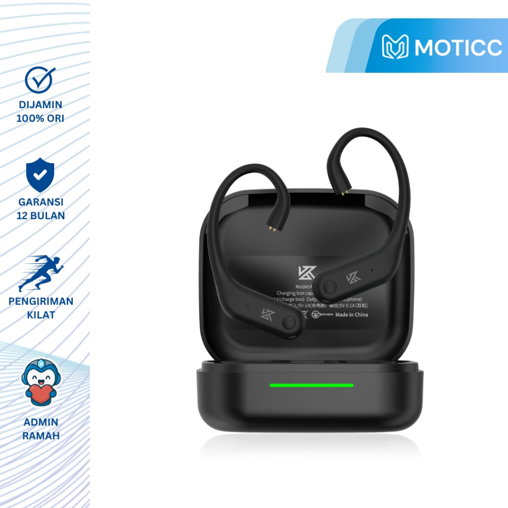 Jual KZ AE01 Wireless Bluetooth Ear Hook 5.4 Module Compatible EDX Pro ...