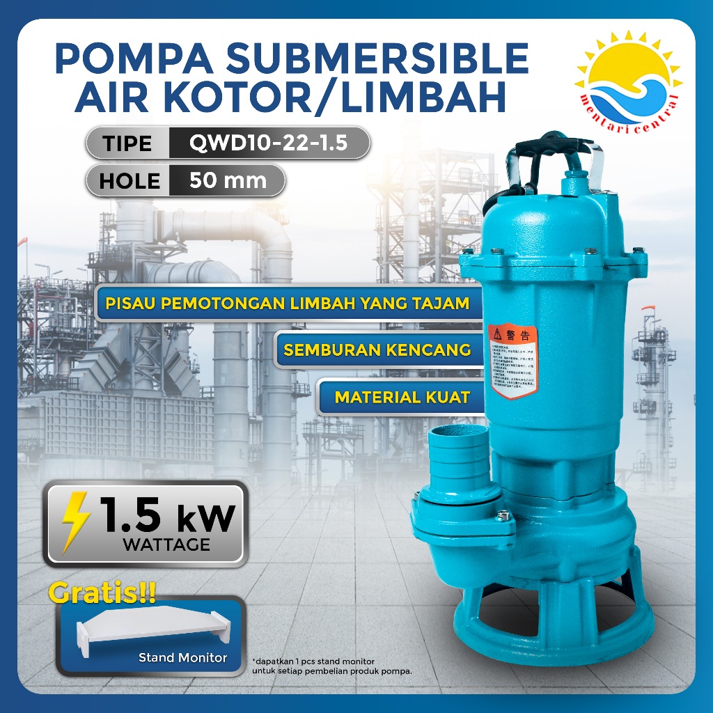 Jual Pompa Air Celup Limbah – Pompa Celup Pemotongan pompa hisap lumpur ...