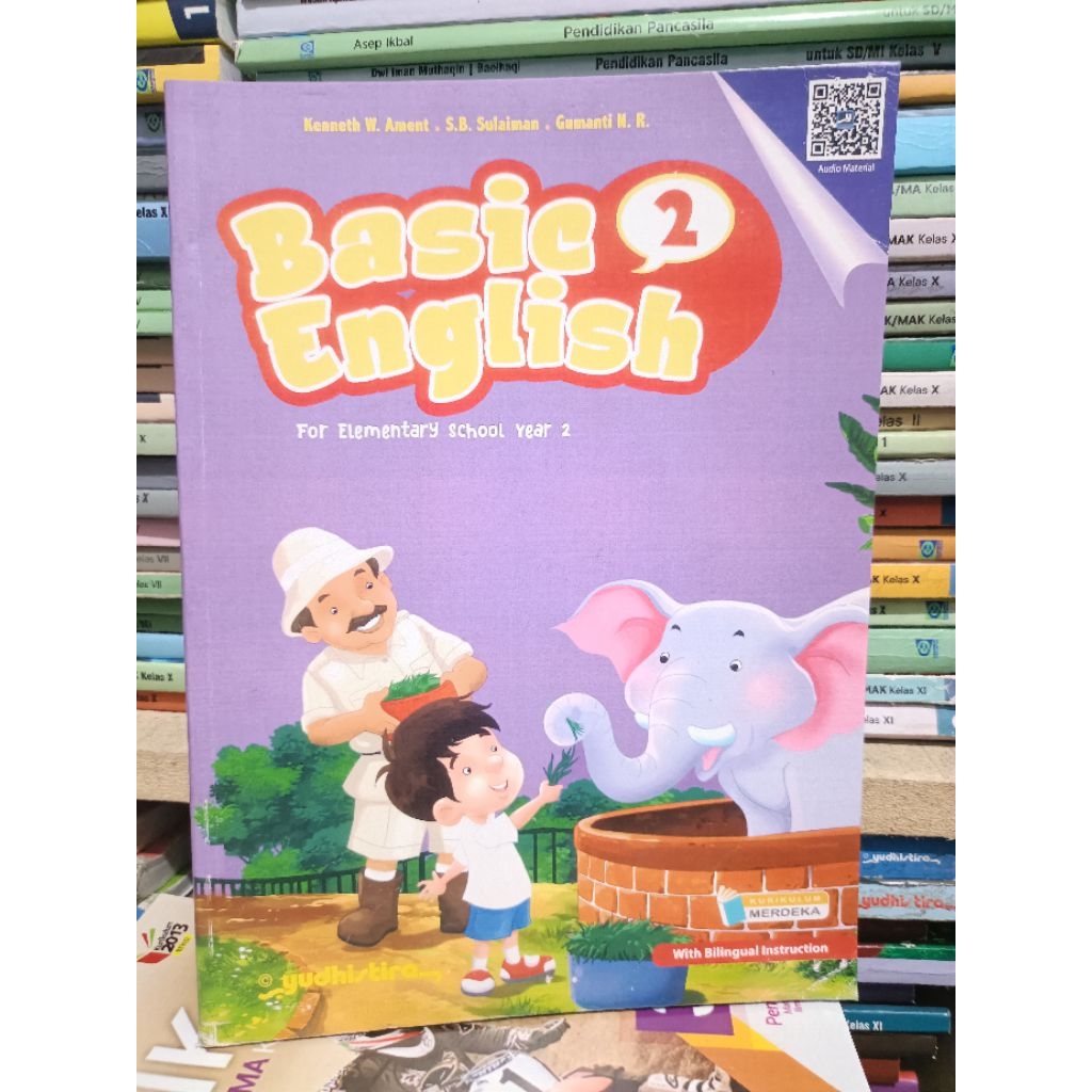 Jual original buku basic English untuk SD kelas 2 kurikulum merdeka ...