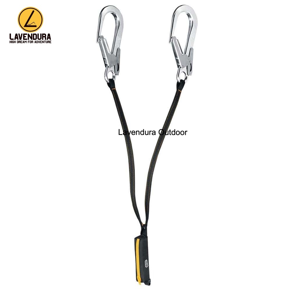 Jual PETZL ABSORBICA-Y MGO Double Lanyard With Energy Absorber Loop ...