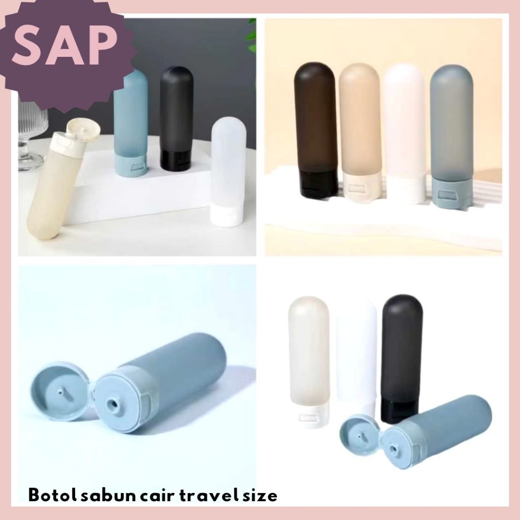 Jual Wadah Sabun & Sampo Mini travel size / Botol Refill Ukuran Kecil ...
