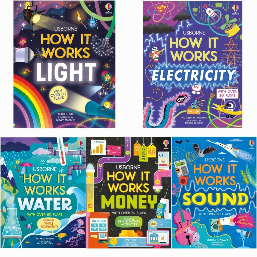 Jual Boardbook Lift the Flap Usborne How it Works Series | Shopee Indonesia