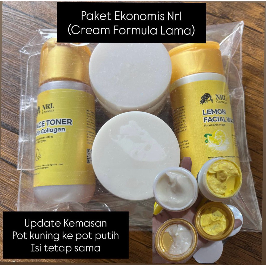 Jual Paket Ekonomis NRL Kosmetik (Formula Lama) Kemasan terbaru ...