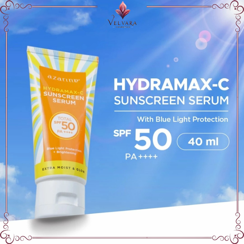 Jual AZARINE Hydramax-C Sunscreen Serum Spf50 pa ++++ All Skin Types ...
