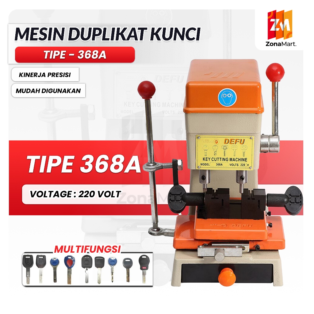 Jual MESIN DUPLIKAT KUNCI 368A DEFU (FREE PACKING TRIPLEK KAYU ...