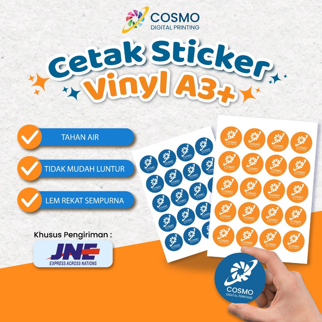 Jual Cetak Sticker Vinyl A3+ - Cetak Sticker Label - CETAK KILAT 1 HARI ...