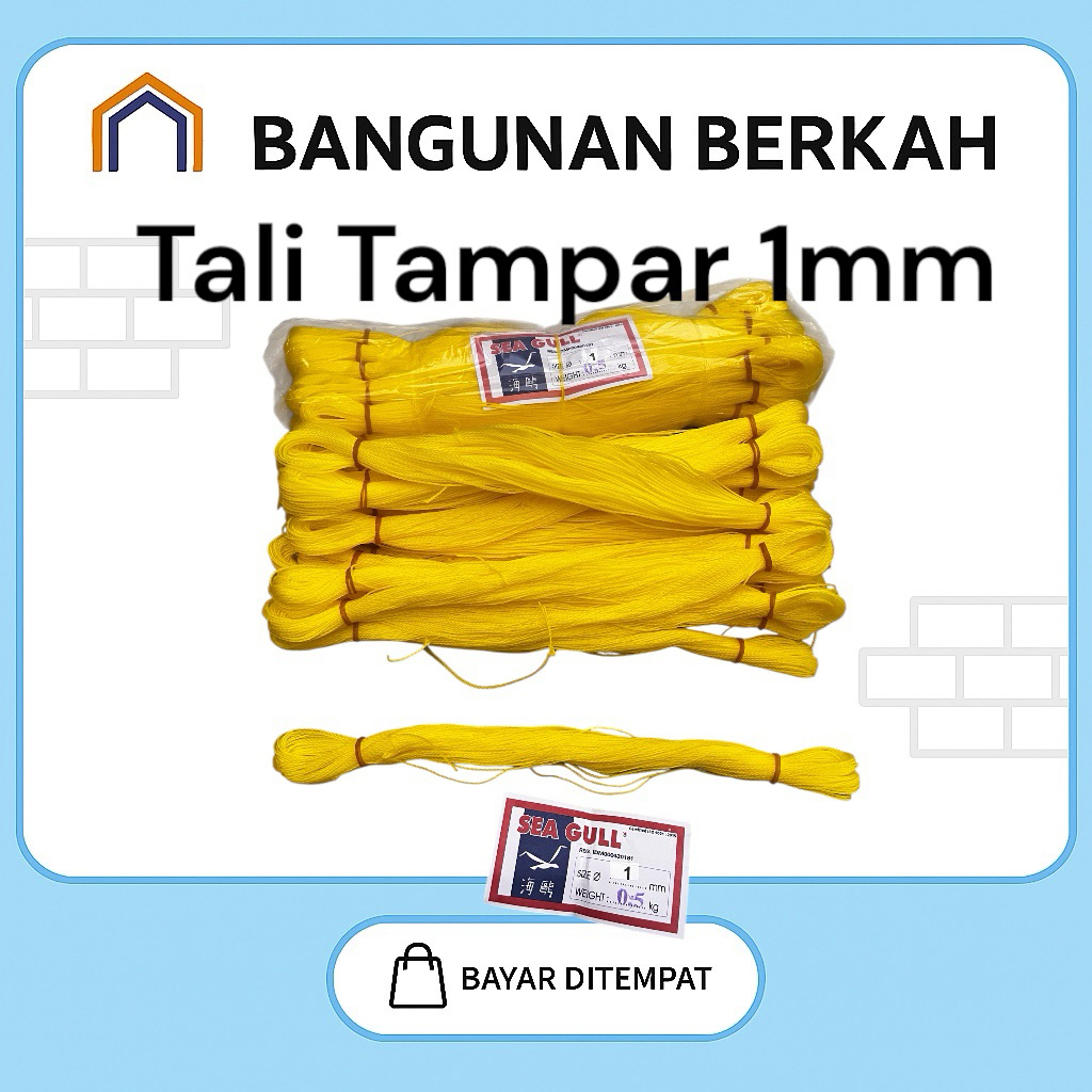 Jual (1bj) Tali Tampar Kenur 1mm | Shopee Indonesia