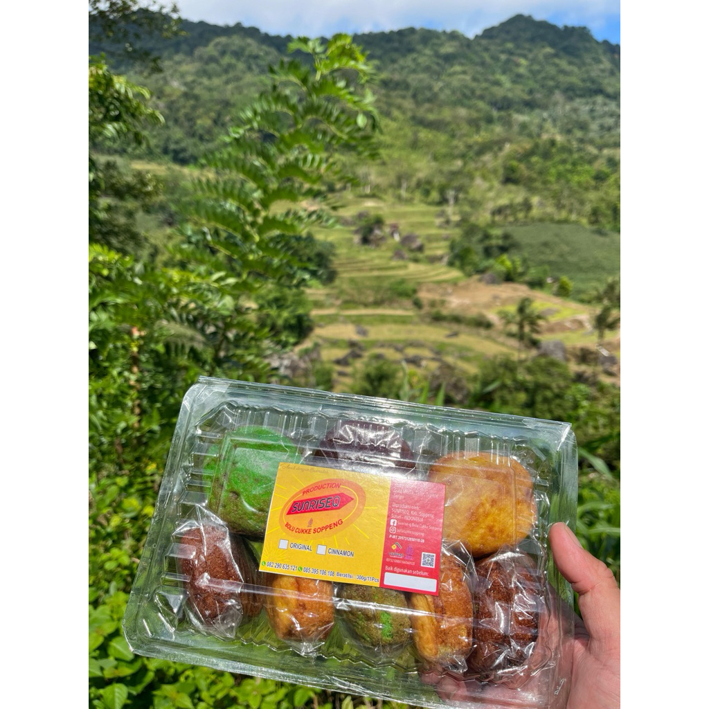 Jual Bolu Cukke Mix ( Gula Merah , Gula pasir , Pandan ) isi 11 ...