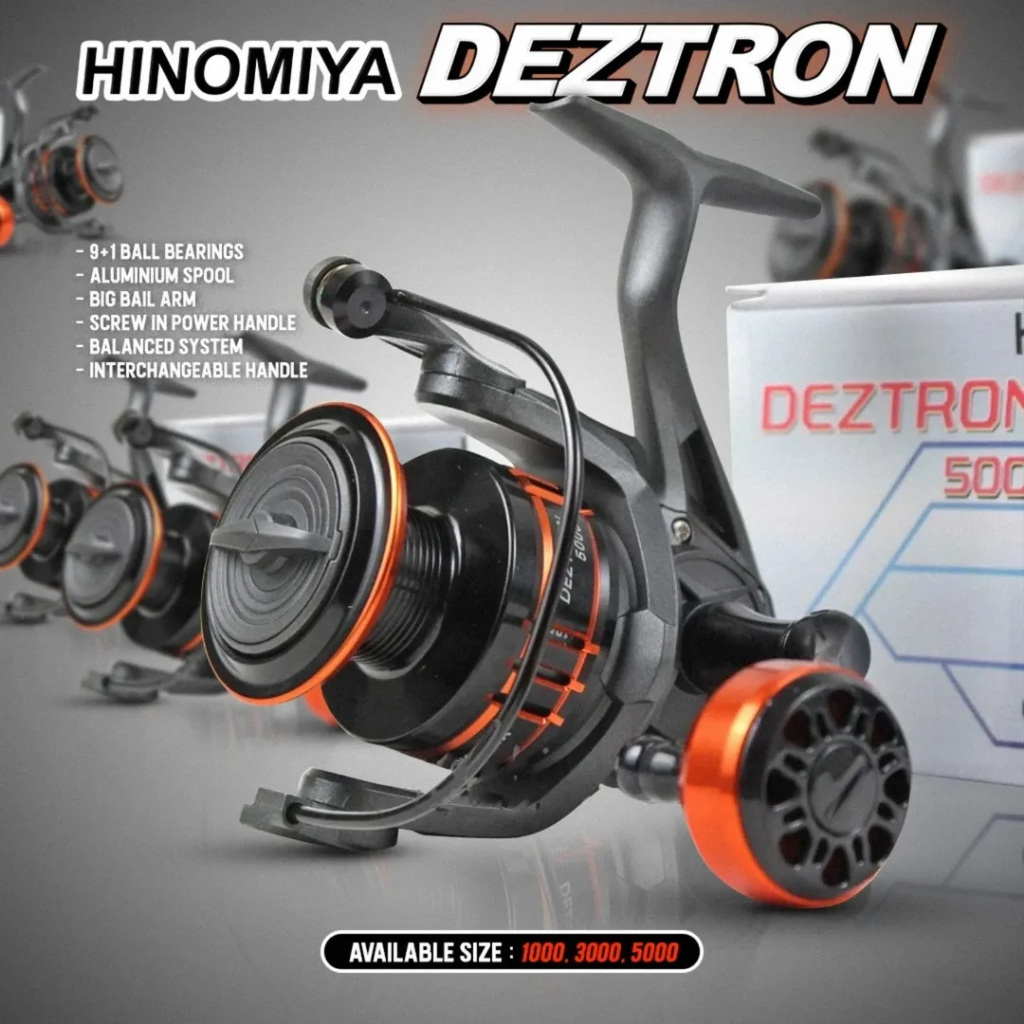 Jual HINOMIYA DEZTRON Spinning Reel Pancing Laut dan Tawar | Shopee ...