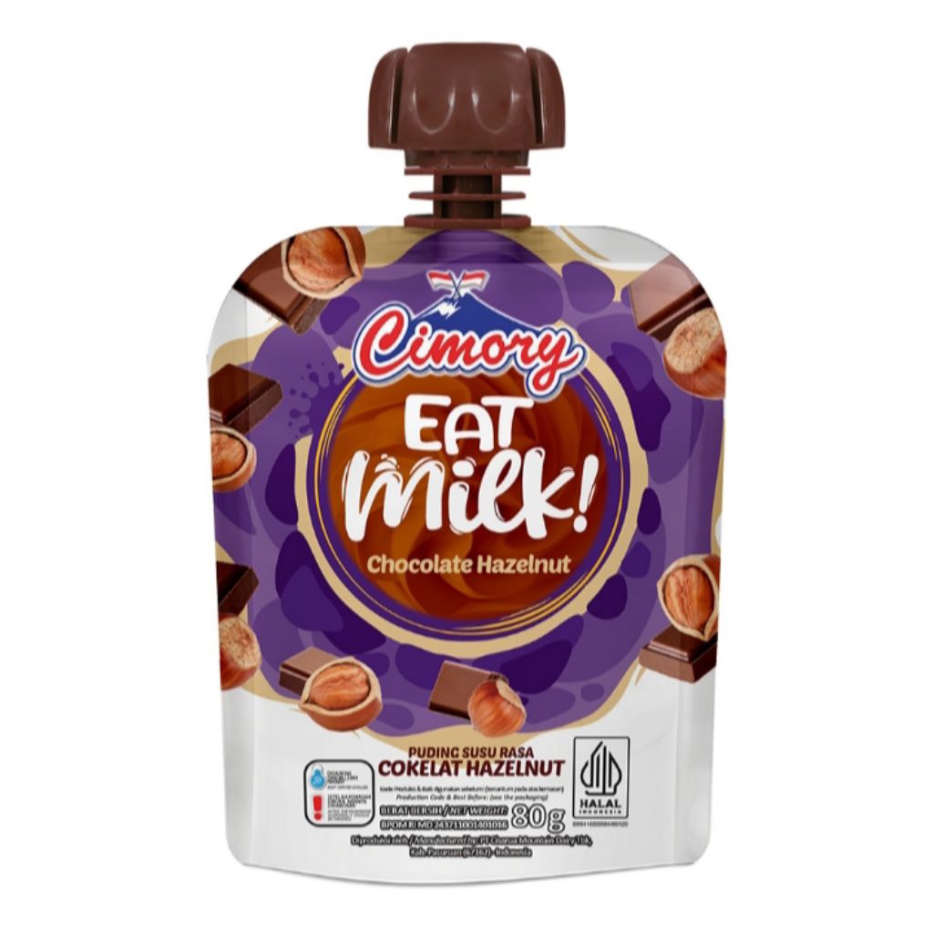 Jual Cimory Eat Milk Puding Susu Rasa Cokelat/Cokelat Hazelnut/Marie ...