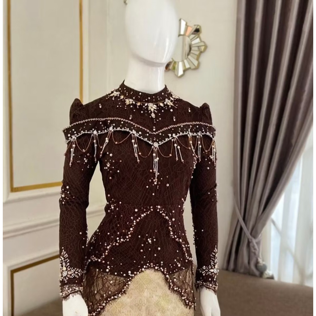 Jual kebaya mewah/kebaya wisudah/kebaya lamaran/kebaya kondangan/kebaya ...