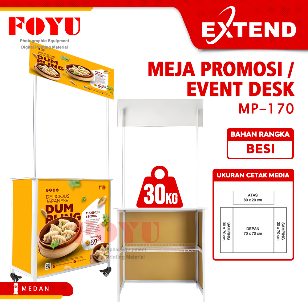 Jual Extend Event Desk Portable Meja Promosi Stand Jualan Booth ...