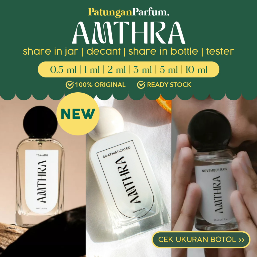 Jual Decant AMTHRA - Soaphisticated Hungry for Pistachio Burning Black ...