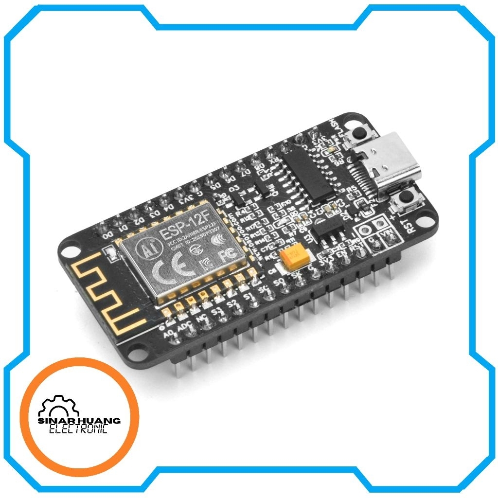 Jual ESP8266 Nodemcu Wifi Module USB Type-C | Shopee Indonesia