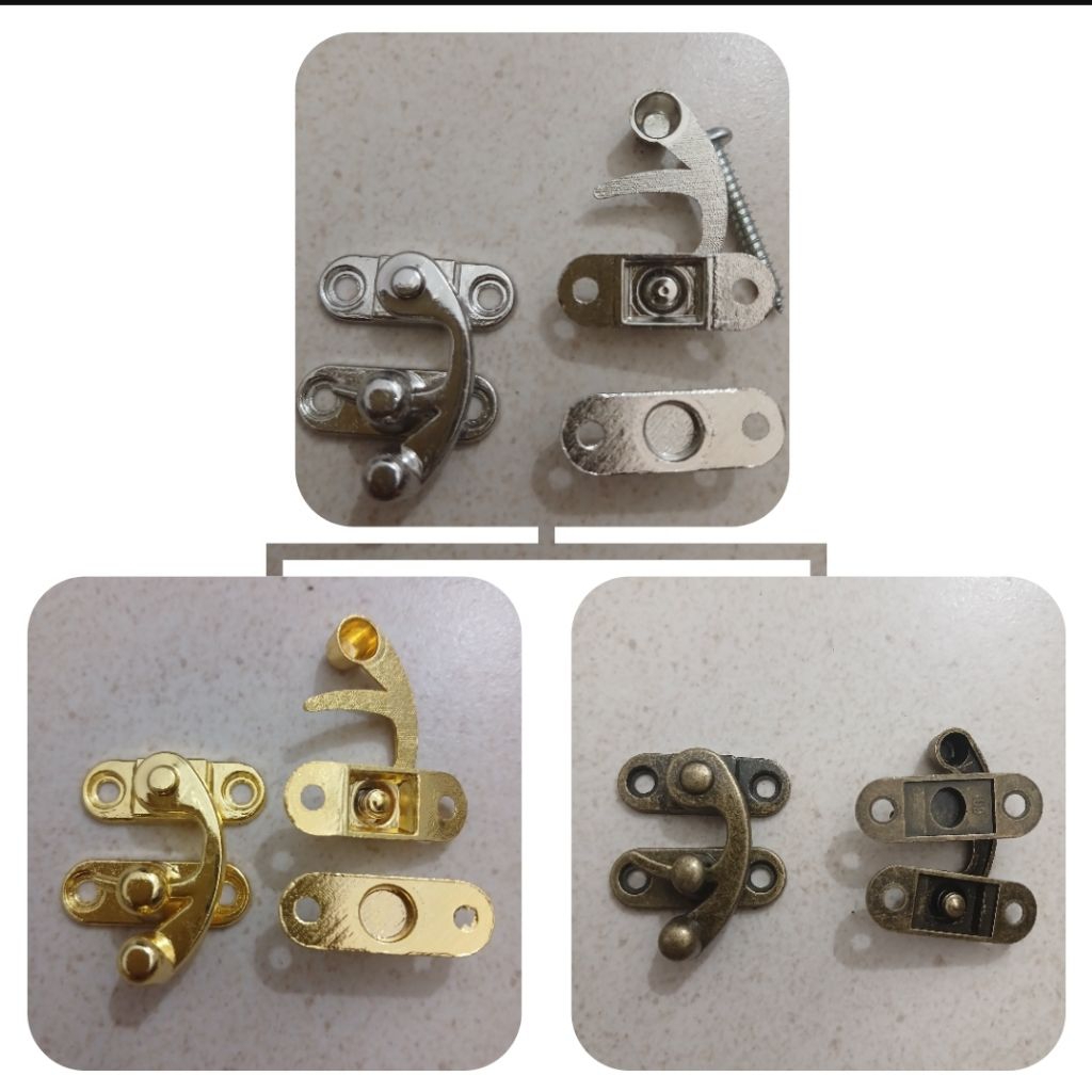 Jual Kuncian sangkar minimalis putar sudah termasuk 4pcs baut untuk ...