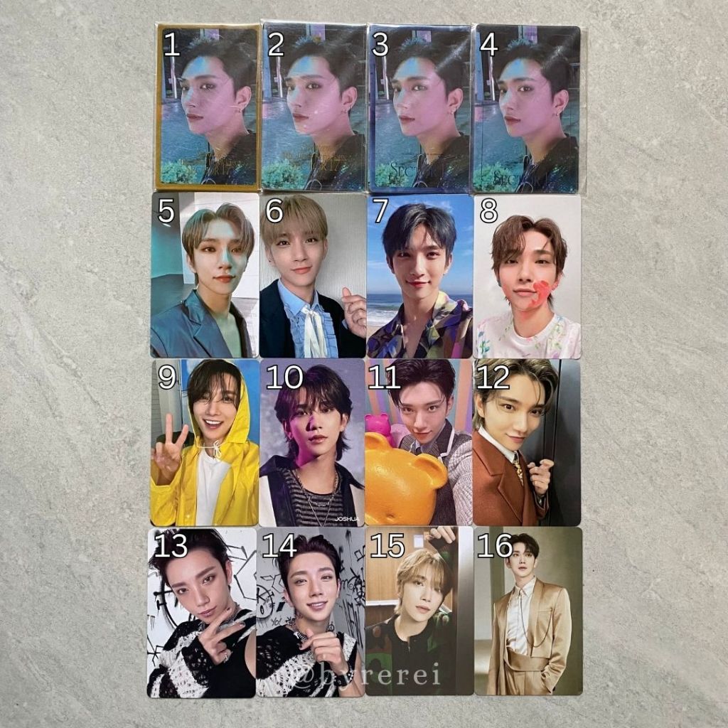 Jual Joshua Seventeen Official Photocard PC An Ode Begin The Poet Henggarae Face The Sun FTS ...