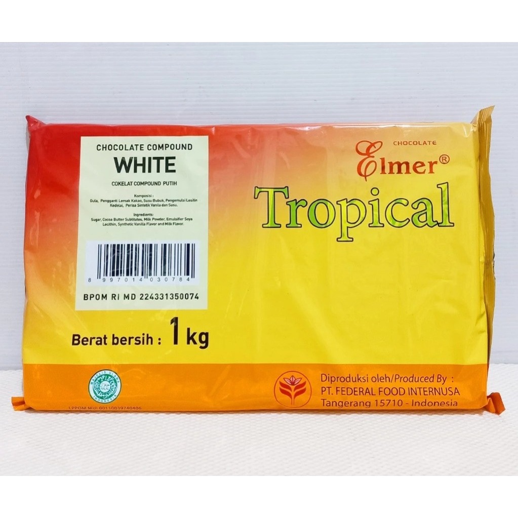 Jual ELMER COMPOUND TROPICAL DARK WHITE 1kg | Shopee Indonesia