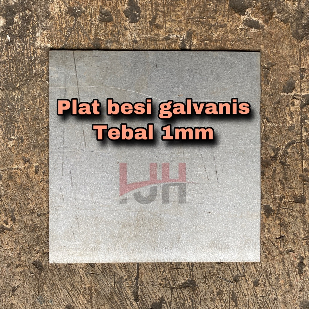 Jual Plat besi galvanis tebal 1mm. besi galvanis anti karat. ukuran ...