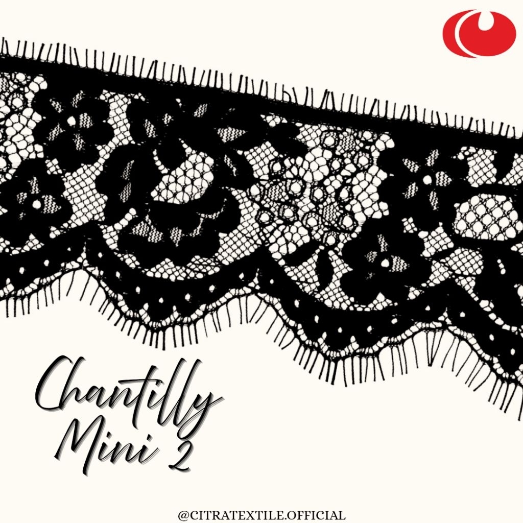 Jual RENDA CHANTILLY MINI 2 (Harga perpotong isi 3meter) . | Shopee ...