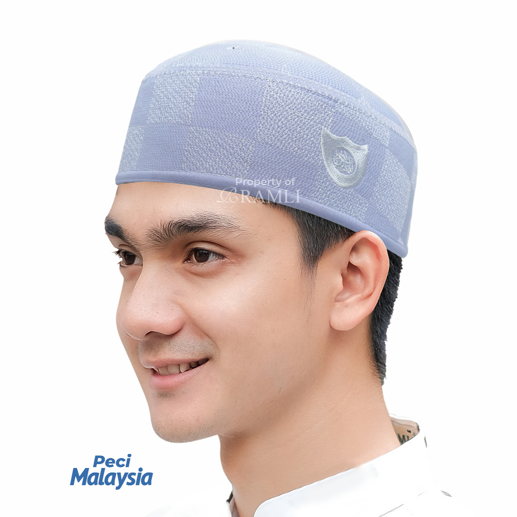 Jual Ramli Peci Songkok Malaysia NabawiFit Logo Putih | Shopee Indonesia