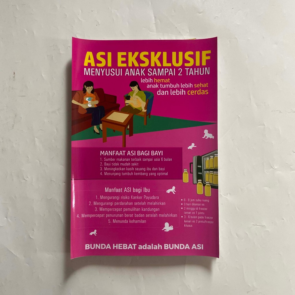 Jual Poster Asi Eksklusif - Poster Edukasi Pemerian ASI EKSKLUSIF ...