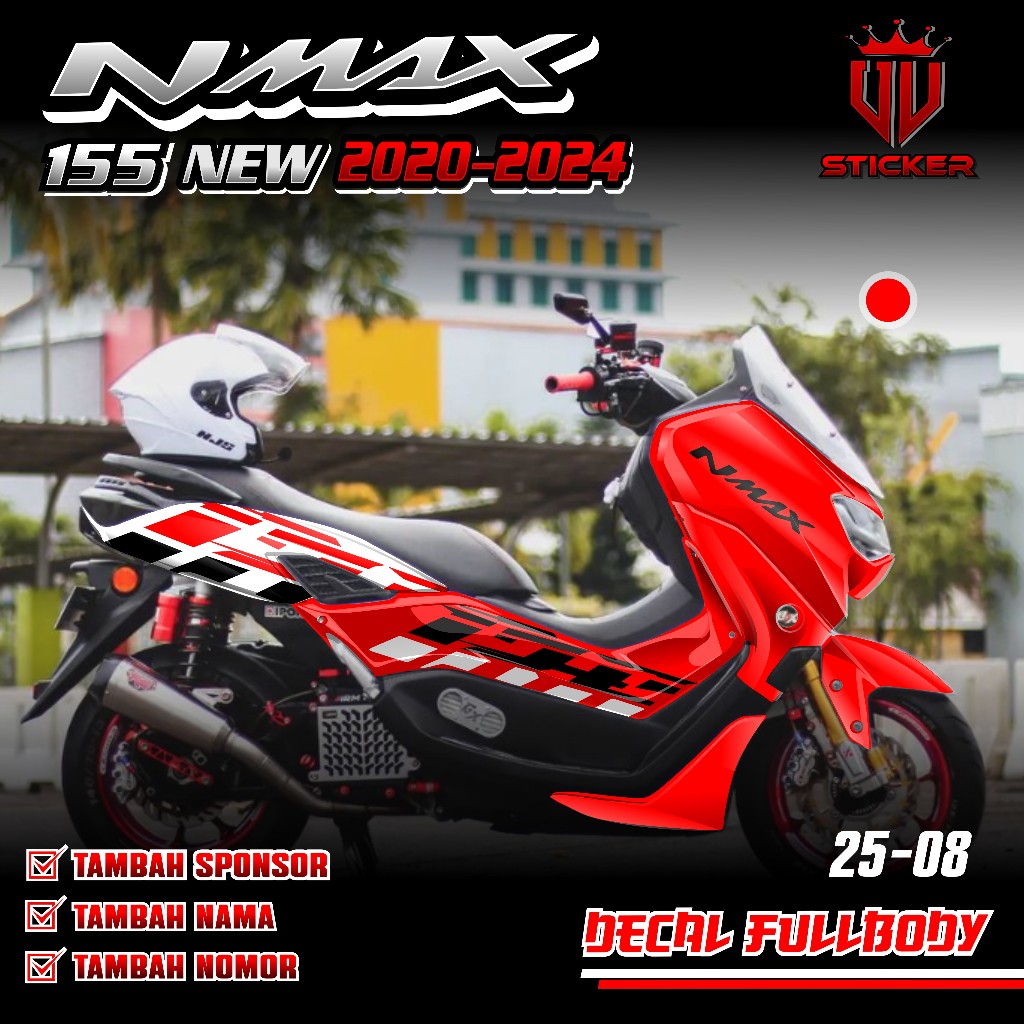 Jual Sticker Decal Full Body Yamaha NMAX NEW 155 CONNECTED 2020 2021 ...