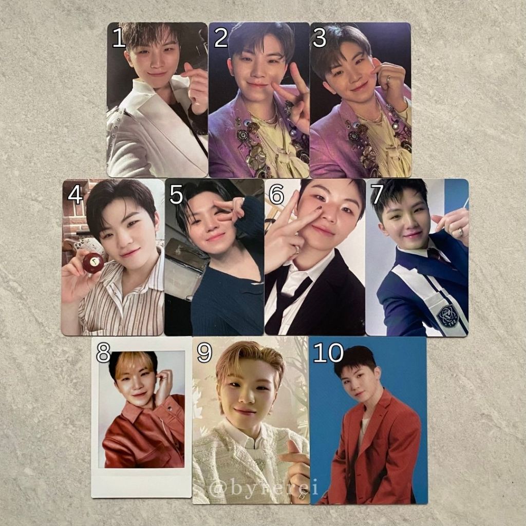 Jual Woozi Seventeen Official Photocard PC Face The Sun FTS Shadow ...