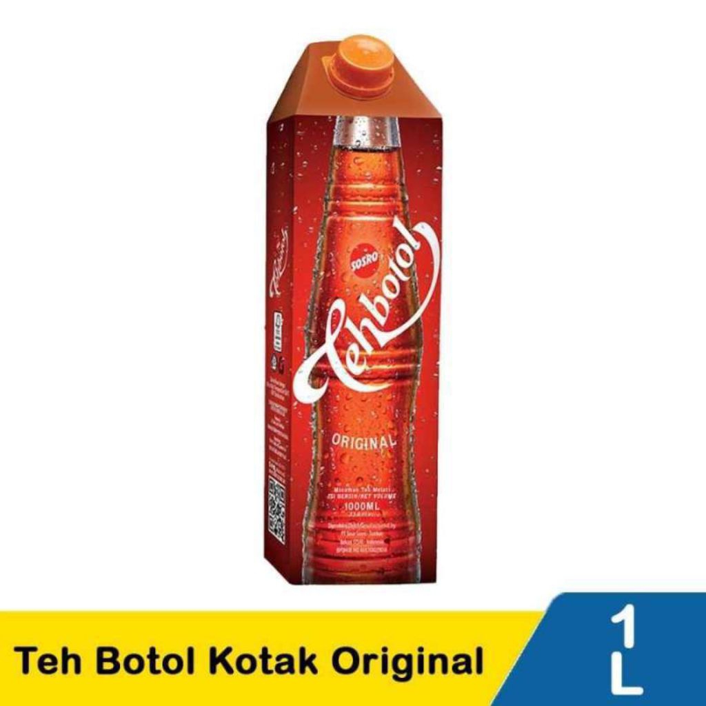 Jual Teh Botol Sosro Original 1Liter - 1PCS | Shopee Indonesia