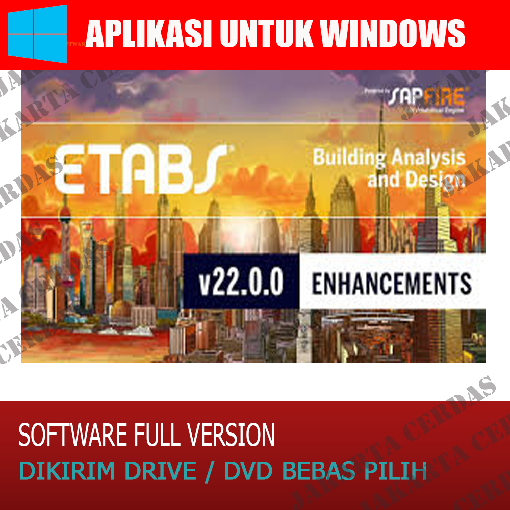 Jual CSI ETABS v22 - Software Analisis Struktur & Desain | Shopee Indonesia