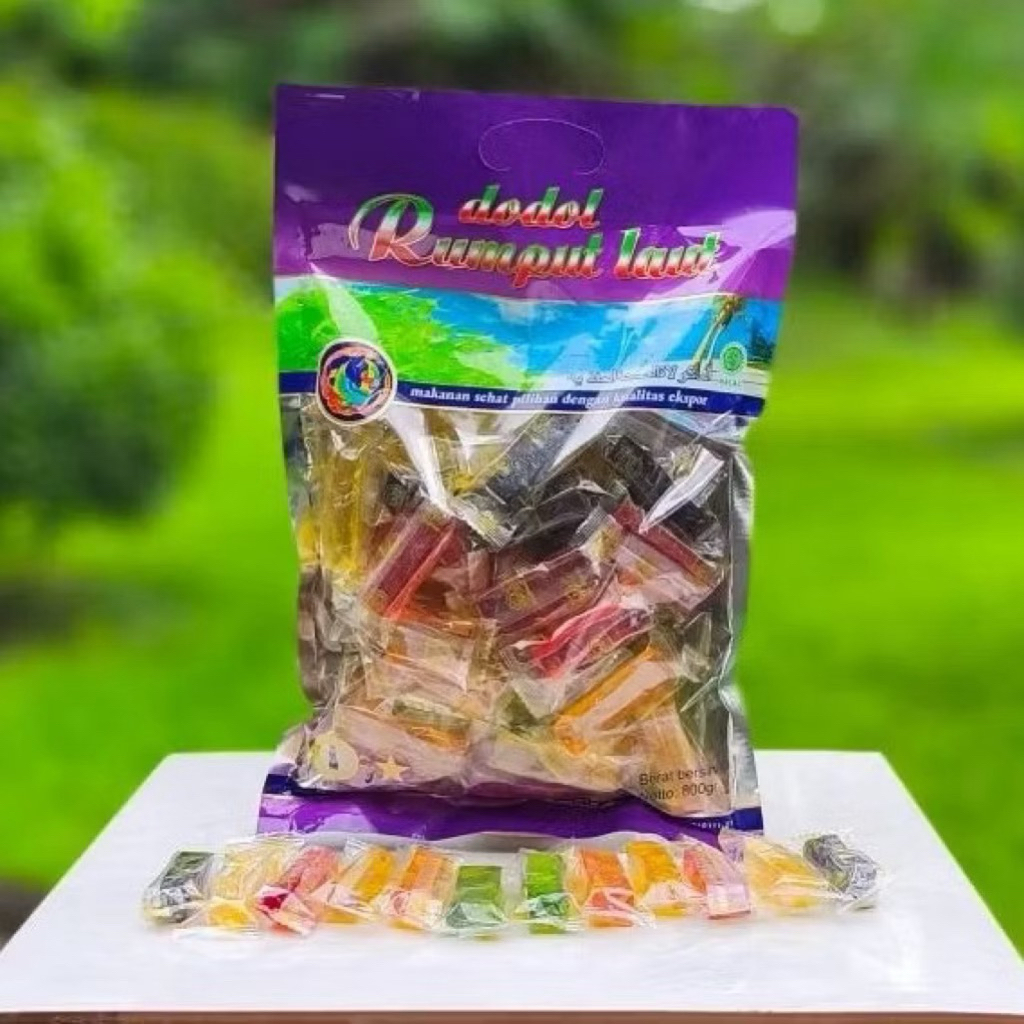 Jual HALAL READY Kinjo Jelly Dodol Rumput Laut Isian Jumbo 800gr ...