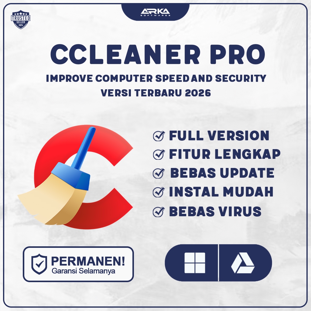 Jual CCleaner Pro 2026 Full Version Original Lifetime + Panduan ...