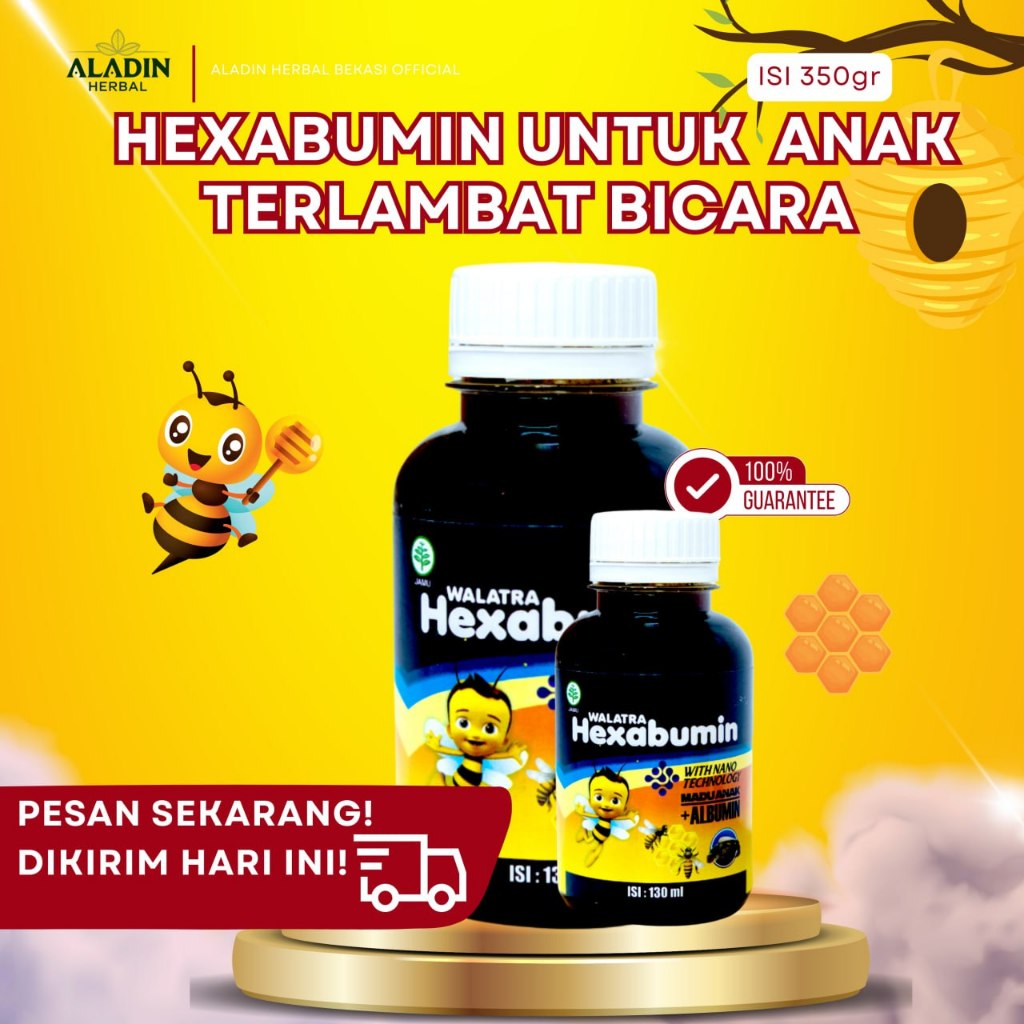 Jual Hexabumin Obat Terlambat Bicara Untuk Anak Suplemen Madu Dan ...