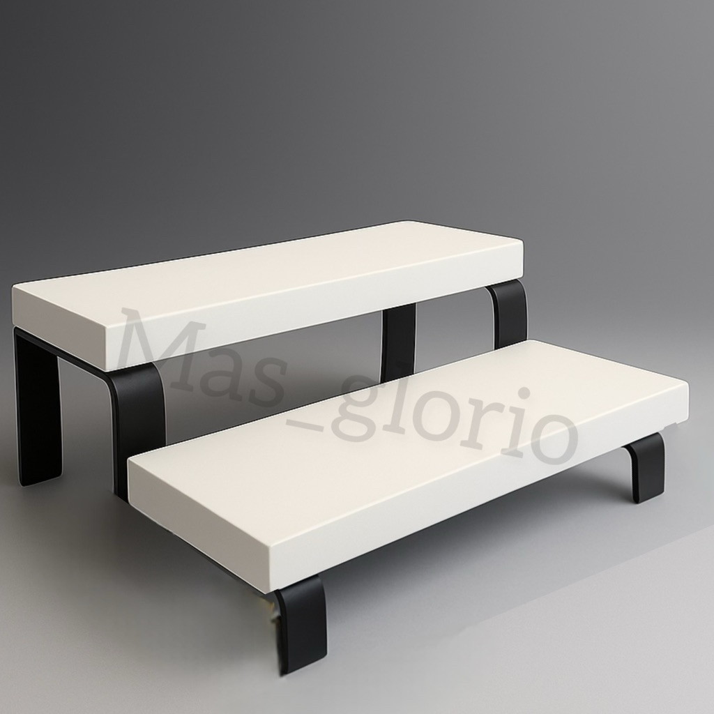 Jual Rak Display/ Rak Kosmetik / Rak Susun Industrial bukan Akrilik 2 ...