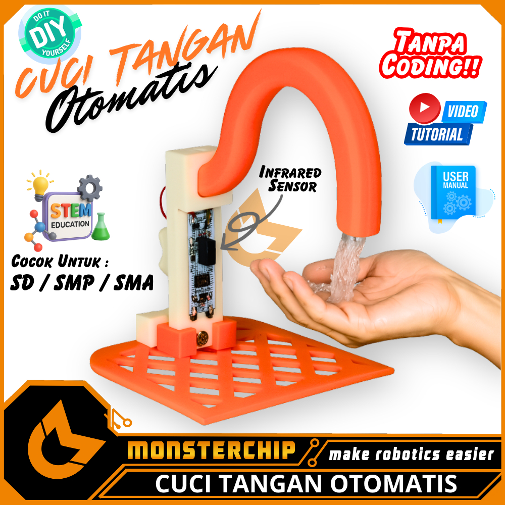 Jual Kit Cuci Tangan Otomatis DIY Tanpa Coding | STEM Project SD SMP ...