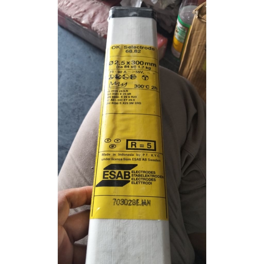 Jual KAWAT LAS Problem steel pakan Cor besi Cast iron serbaguna ESAB ...