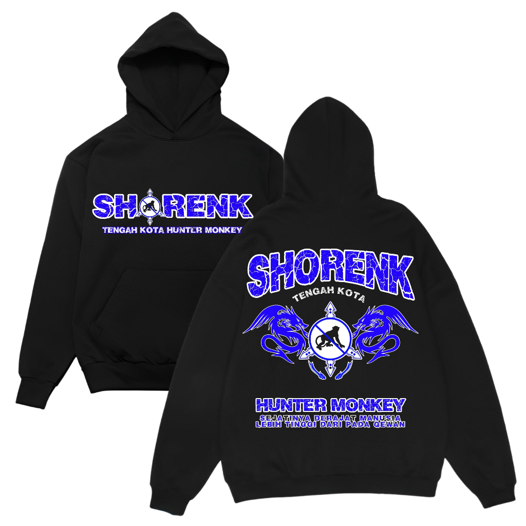Jual Promo! Hoodie Shorenk Hunter Monkey Tengah Kota bahan Cotton ...