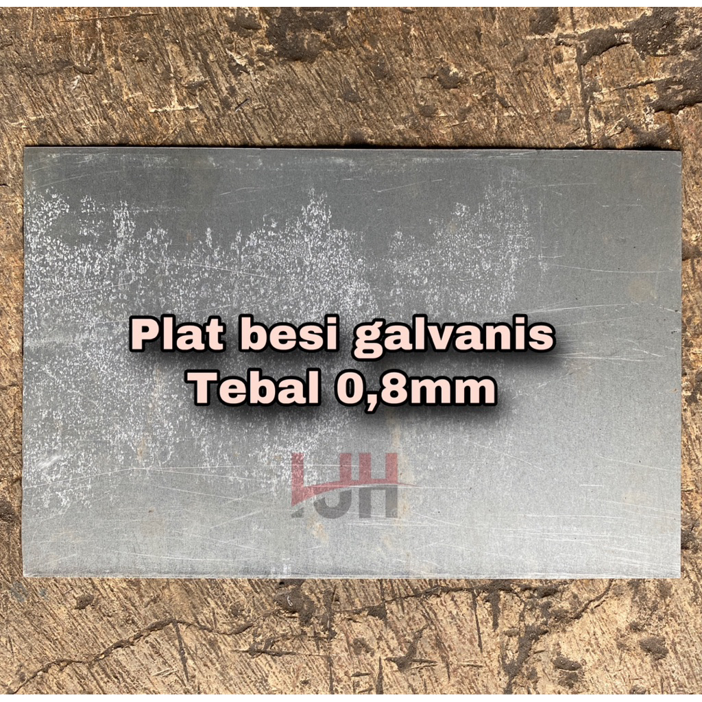 Jual Plat besi galvanis tebal 0,8mm . besi galvanis anti karat. ukuran ...