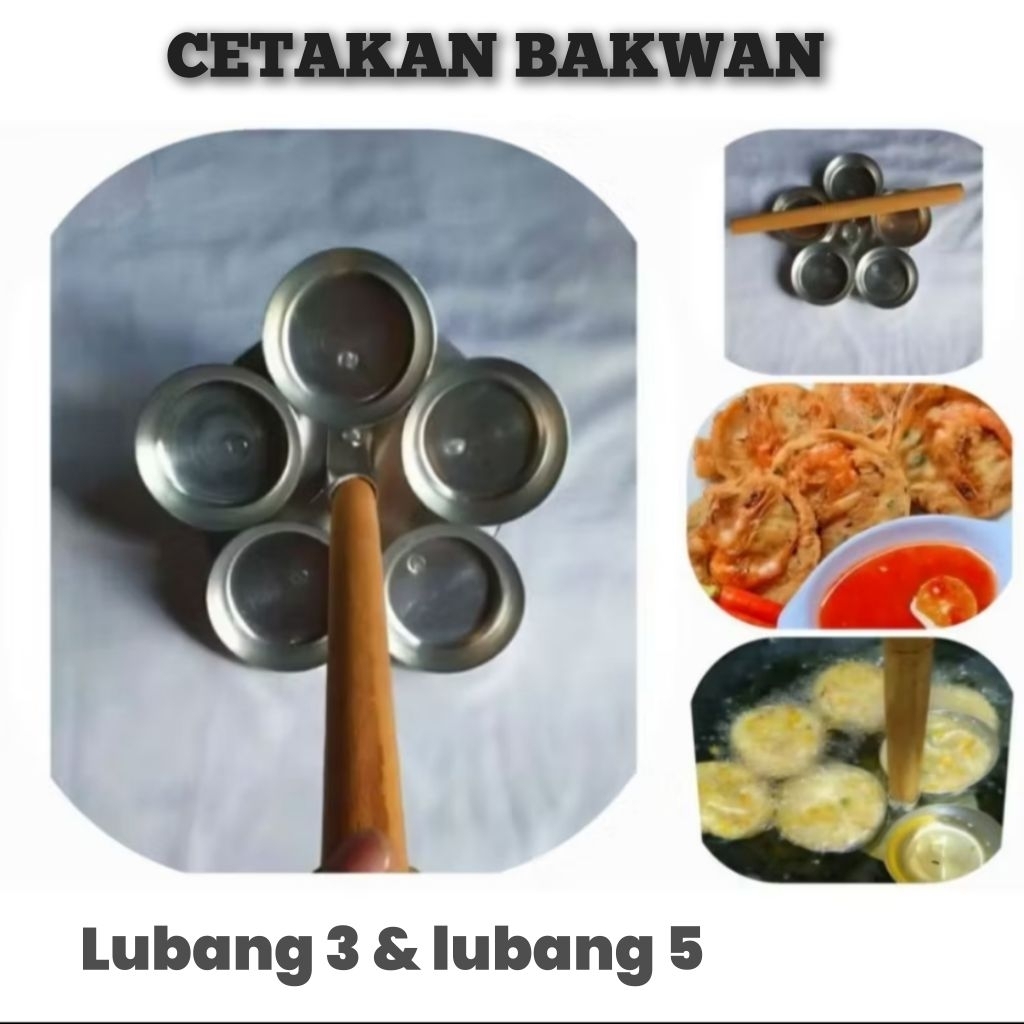 Jual Cetakan bakwan cetakan gorengan isi 3 dan isi 5 / cetakan ote ...