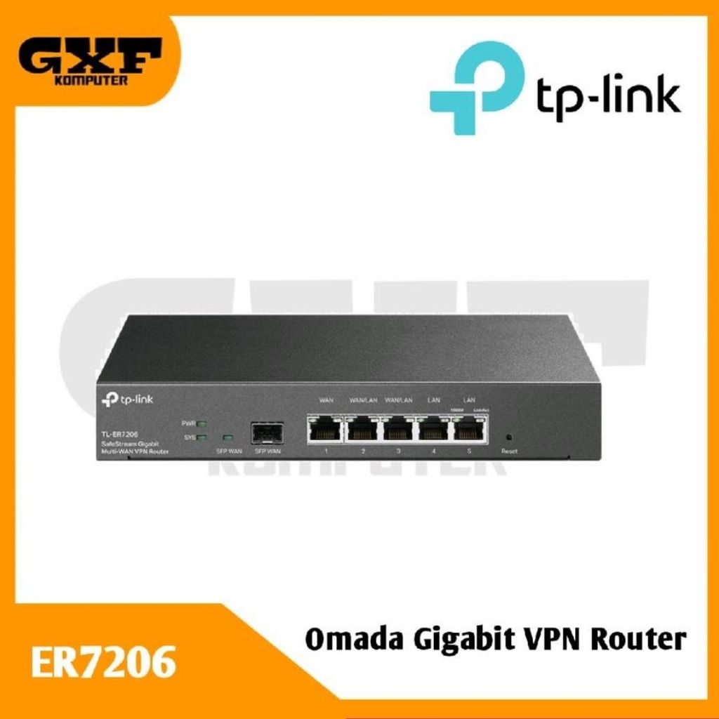Jual TP-Link TL-ER7206 TPLink SafeStream Gigabit MultiWAN VPN Router ...