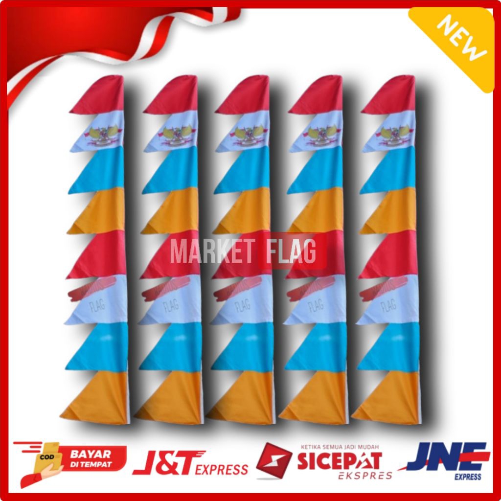 Jual BENDERA UMBUL UMBUL WARNA WARNI 10 PCS | Shopee Indonesia