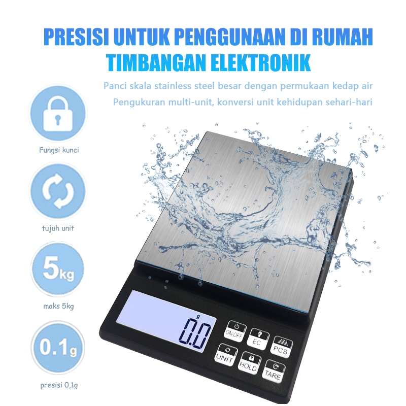 Jual Timbangan Digital Dapur/Timbangan Buah/Timbangan kue Digital/Skala ...