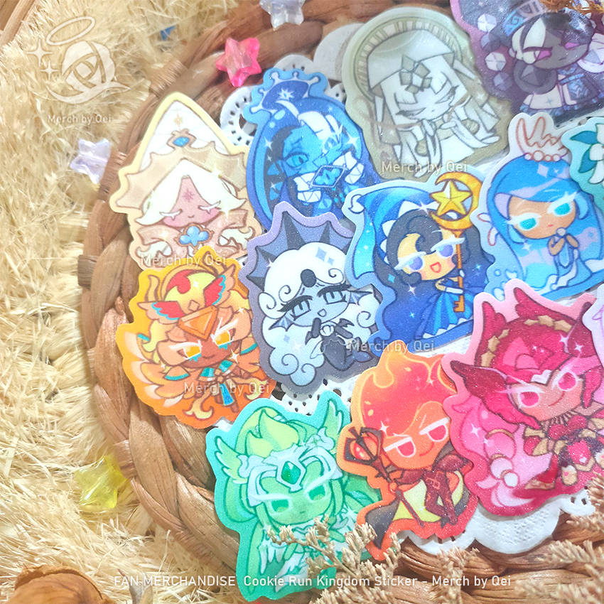 Jual [SATUAN] Stiker COOKIE RUN KINGDOM Vinyl Sticker Fanart ...