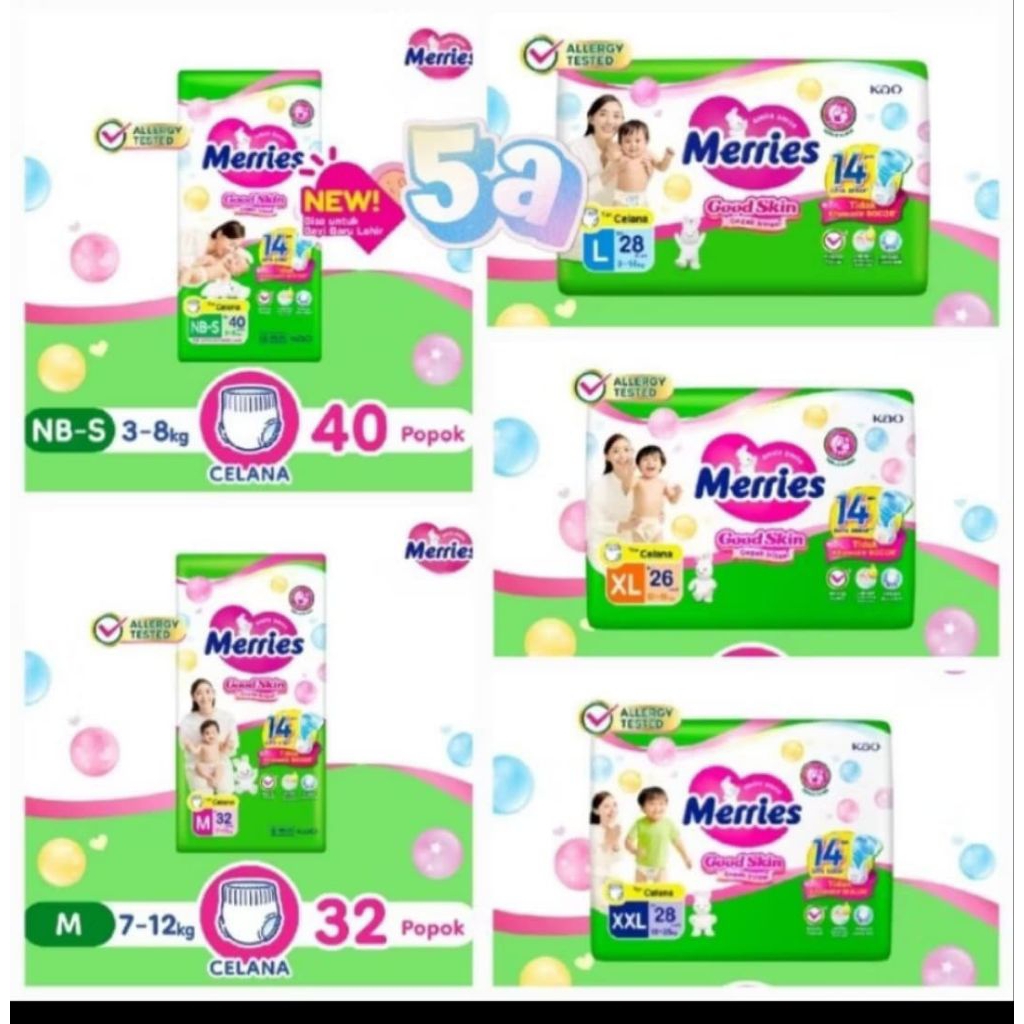 Jual Merries pants size nbs - XXL | Shopee Indonesia
