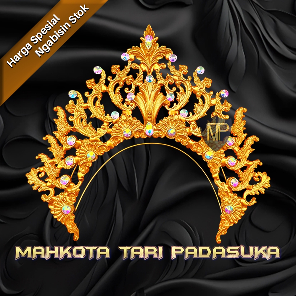 Jual Mahkota Tari Padasuka Warna Gold / Mahkota Karnaval / Mahkota ...
