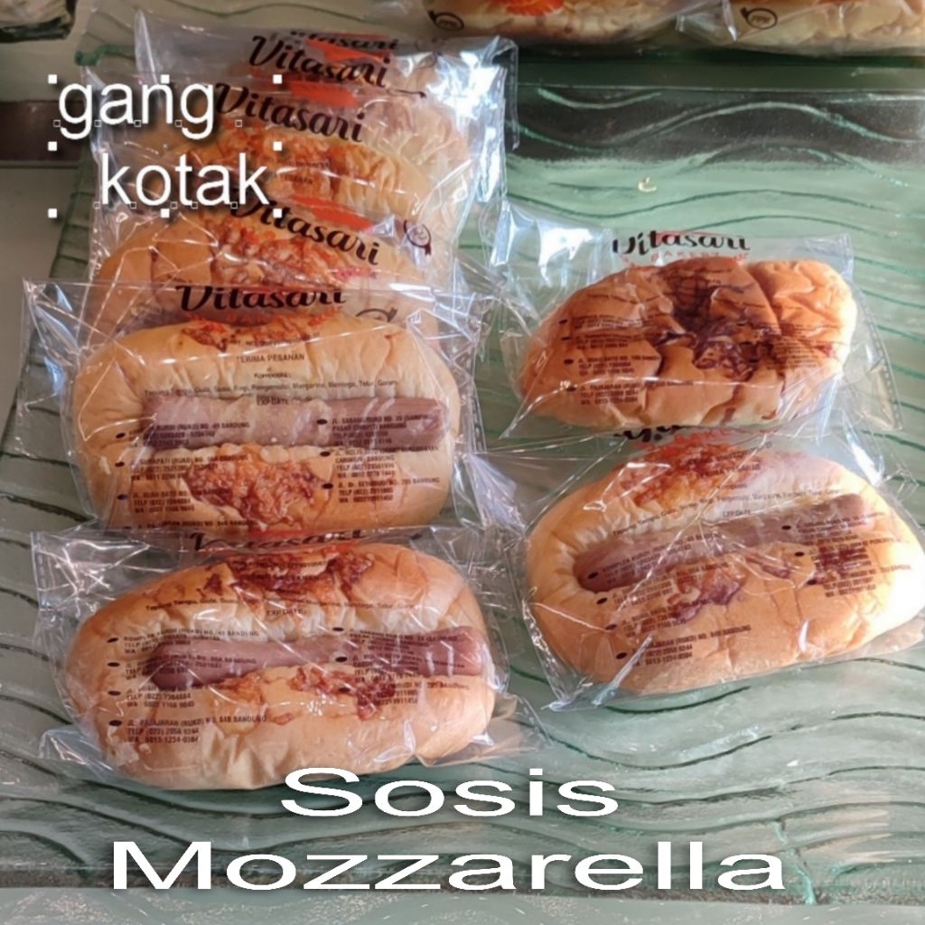 Jual VITASARI BANDUNG Roti Sosis Mozzarella Satuan | Shopee Indonesia