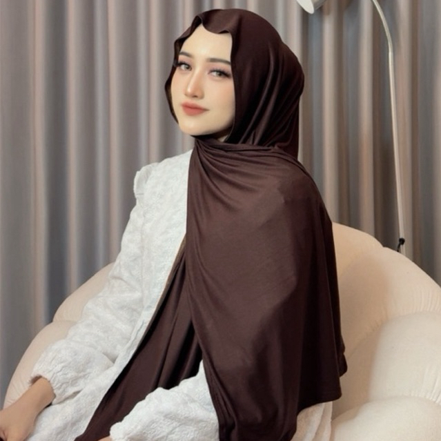 Jual Hijab Pashmina Basic Kaos Rayon Airflow Adem Ringan Jatuh Anti pusing | Shopee Indonesia