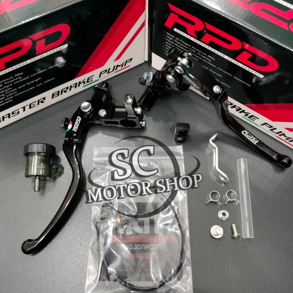 Jual Master rem kanan radial RPD 17mm sepaket handle master kopling | Shopee Indonesia