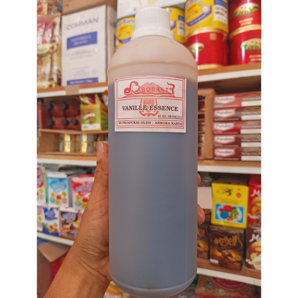 Jual Vanilla Cair Ekstrak Vanilli Esens Cair Laborant 1L Vanilla ...