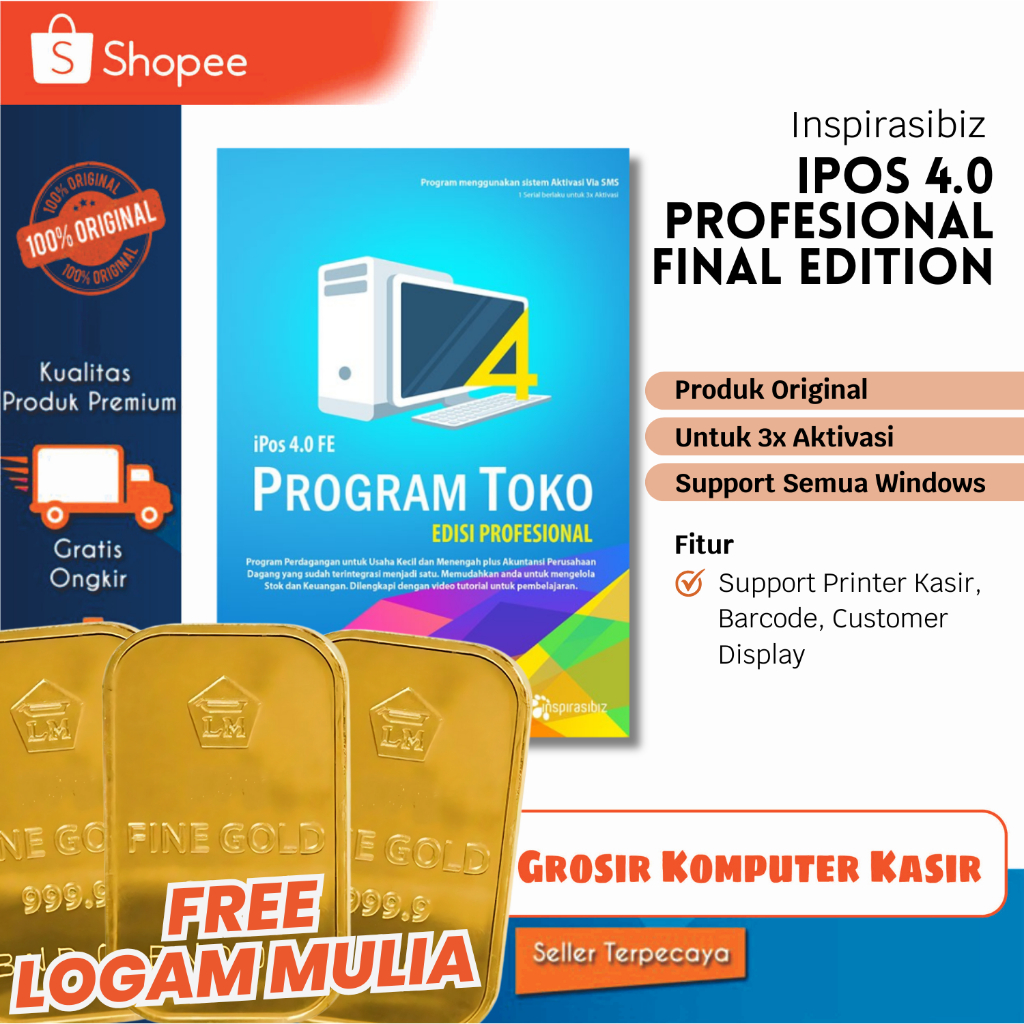 Jual Program Kasir Toko IPOS 4 FE | Program Kasir IPOS 4 FE | Program Kasir Toko Sembako ...
