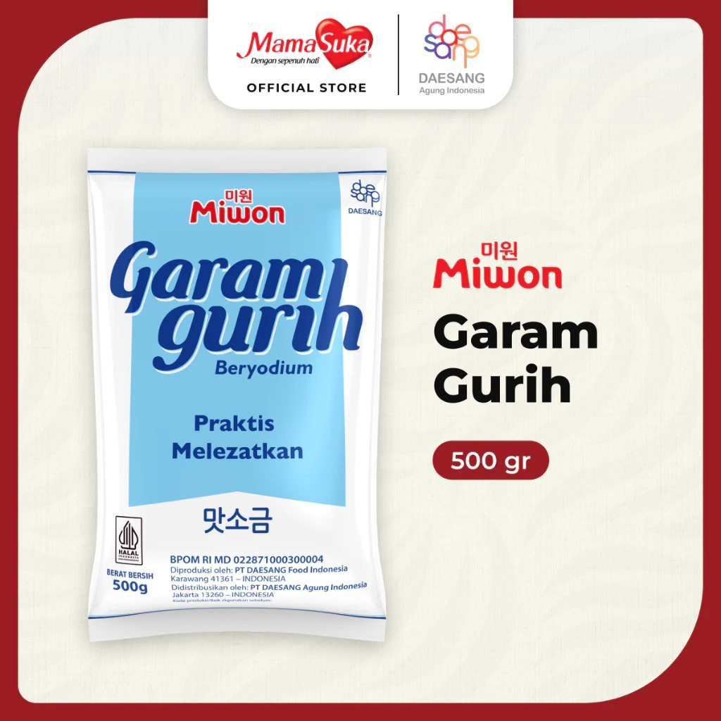 Jual Miwon Garam Gurih 500gr | Shopee Indonesia
